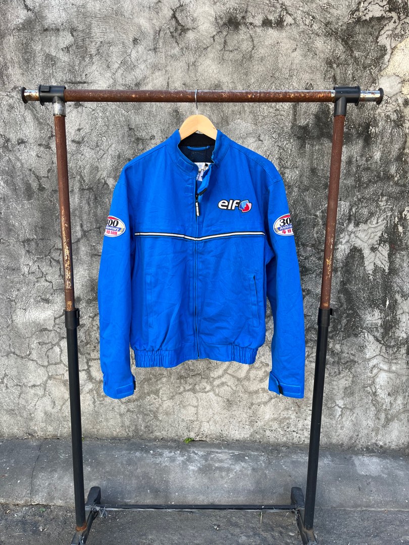Vintage Elf 300 Anniversary Red Baron Motorcycle Racing Jacket, Men's ...