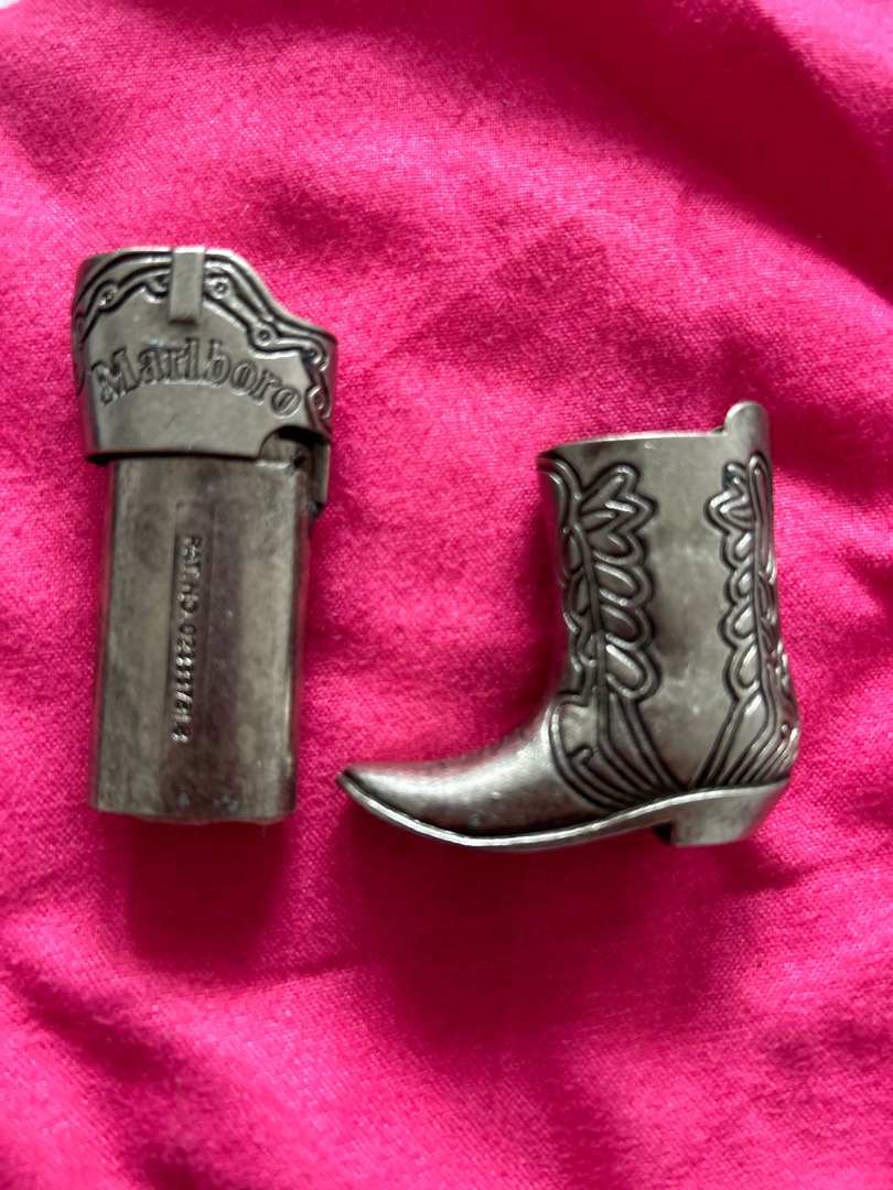 Vintage Marlboro Metal Cowboy Boot Lighter, Everything Else, Others on ...