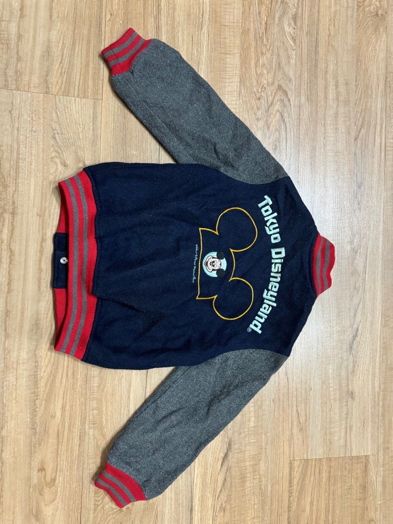 Vintage Mickey Mouse Varsity Jacket, Babies & Kids, Babies & Kids ...