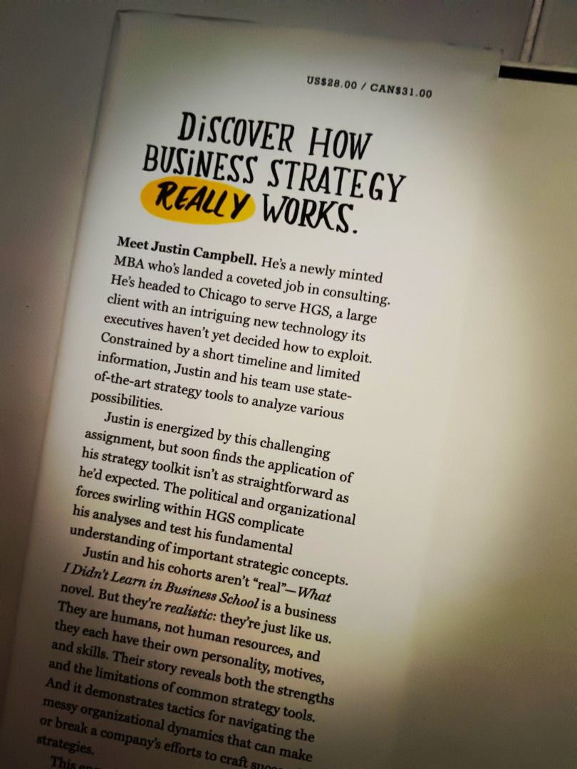 What I Didn't Learn In Business School by Jay B. Barney & Trish Gorman ...