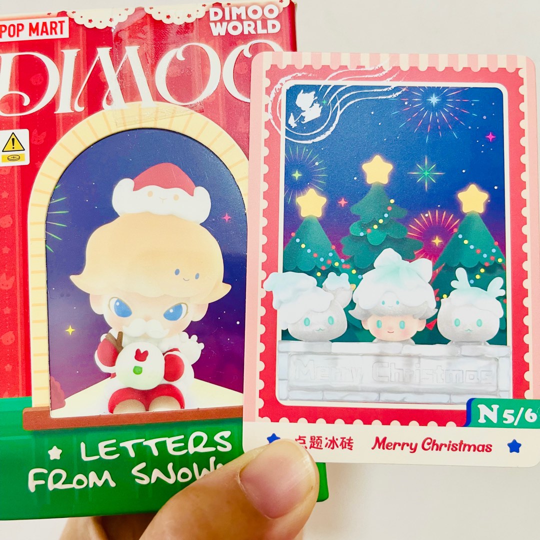 [WTS BNIF] Popmart Dimoo Letters From Snowman Blind Box Series Merry ...