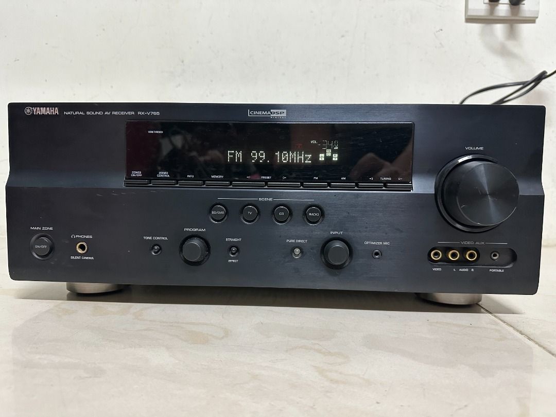 YAMAHA RX V765 收音/AV環繞擴大機 HDMI家庭劇院 7.1聲道 3D藍光 /~可當前級使用/全新副廠遙控器, 耳機及錄音音訊 ...