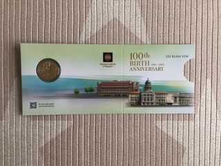 100th Birth Anniversary of Mr Lee Kuan Yew Commemorative Coin (lky coin ...