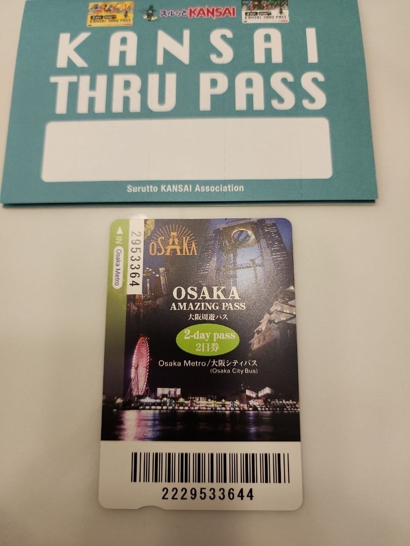 2 days Osaka Amazing pass + 2 days Osaka Metro, Tickets & Vouchers ...