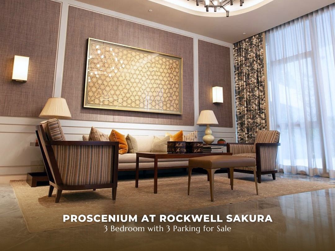 3BR Sakura Proscenium at Rockwell Makati | 3 Parking | facing Amenities, Property, For Sale ...