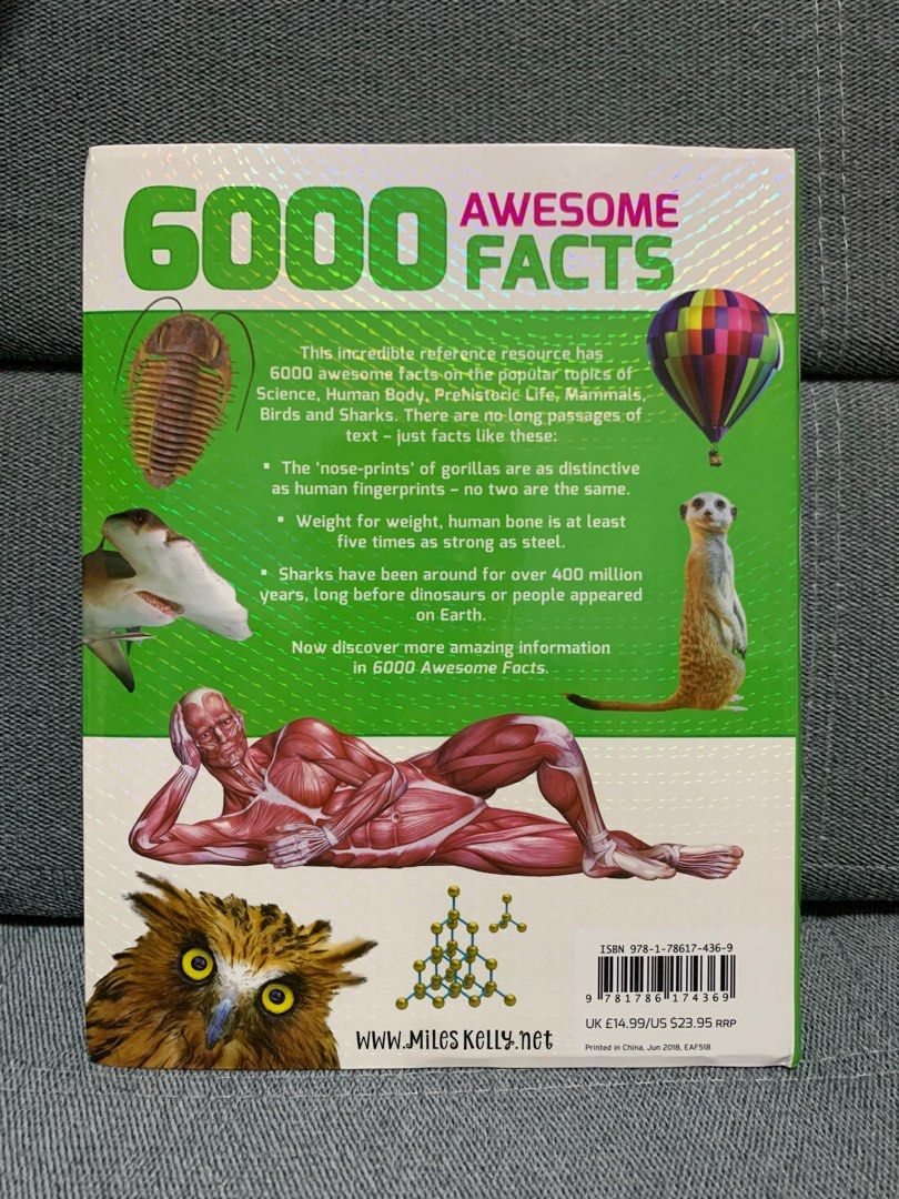 6000 Awesome facts book, Hobbies & Toys, Books & Magazines, Children's ...
