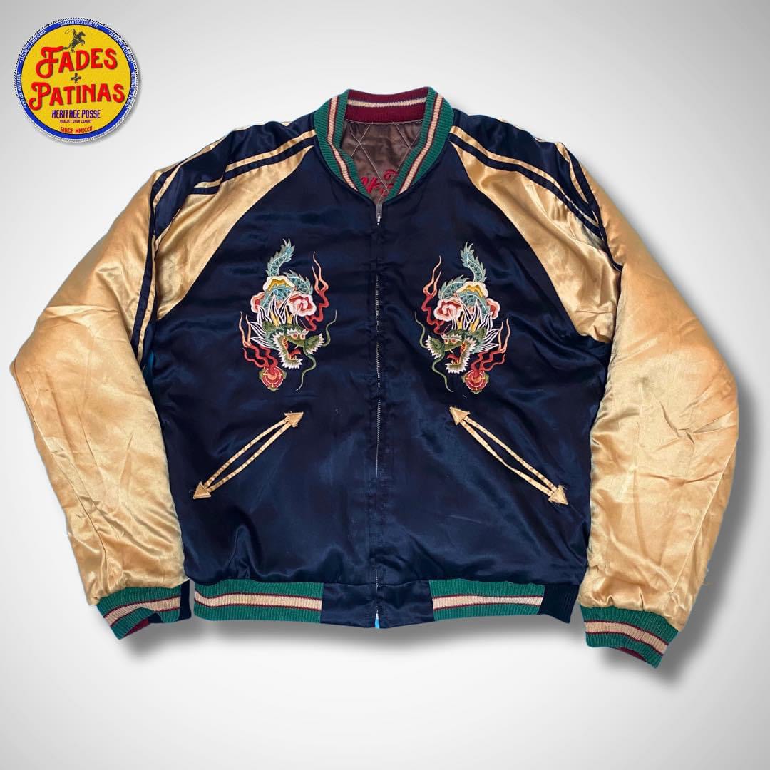 90s Tailor Toyo Quilted Sukajan Jacket, Men's Fashion, Coats, Jackets ...