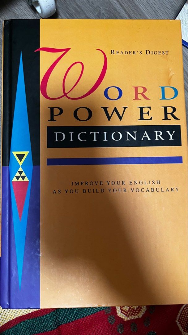 字典 舊書 word power dictionary, 興趣及遊戲, 書本 & 文具, 教科書 - Carousell
