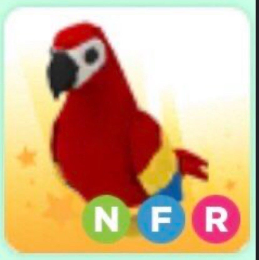 adopt me neon fly ride parrot, Hobbies & Toys, Toys & Games on Carousell