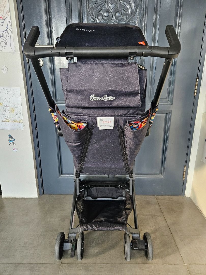 Akeeva x CocoLatte Emoji Foldable Stroller with Free Car Booster Seat ...