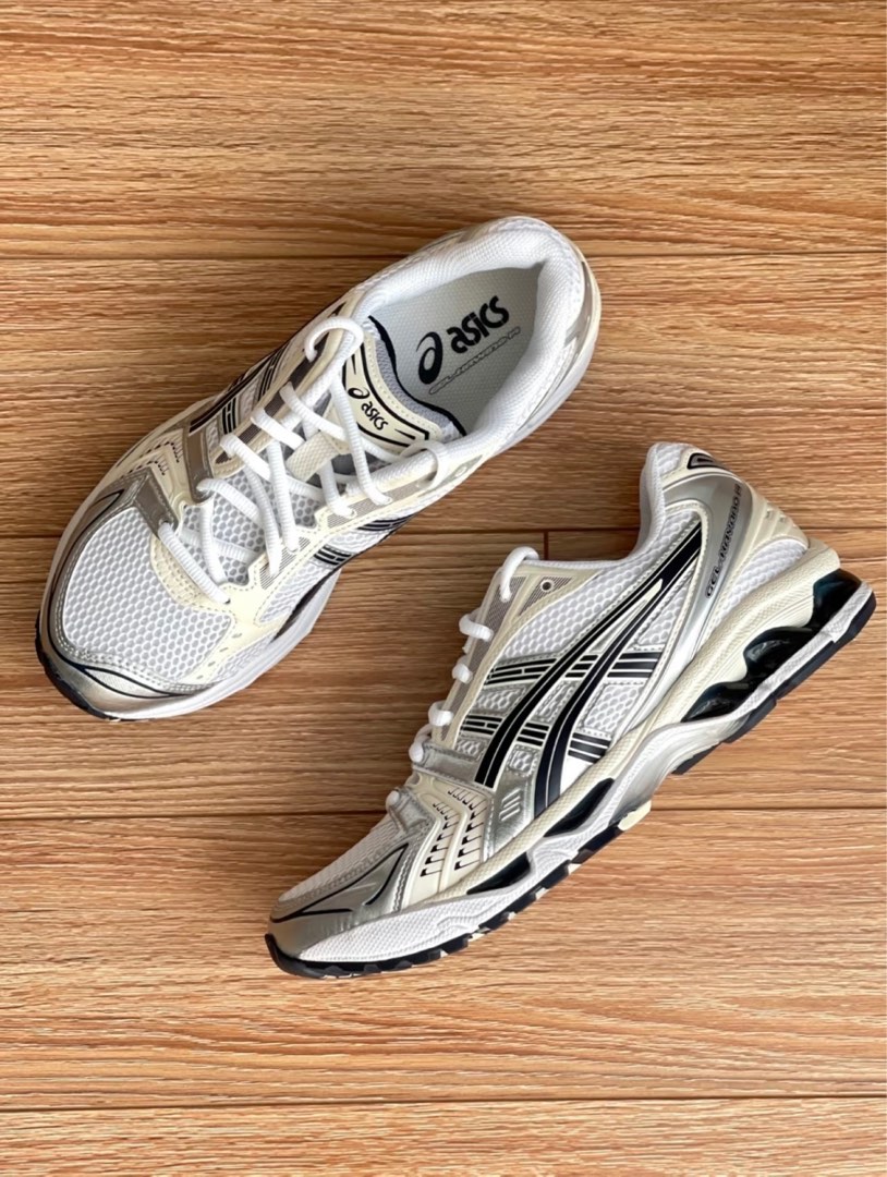 Asics Gel Kayano 14 White Midnight Womens, Men's Fashion, Footwear ...