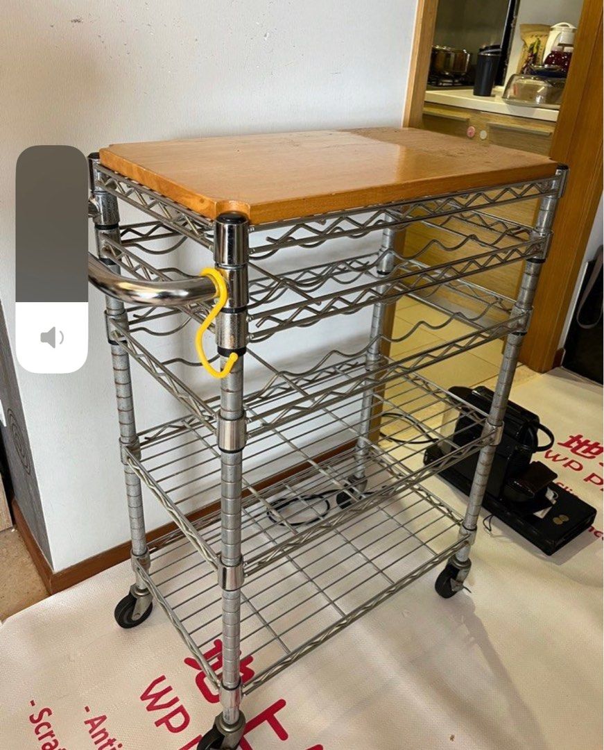 Bar Counter Trolley, Furniture & Home Living, Furniture, Shelves ...