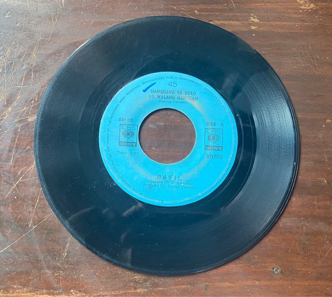 BASIL VALDEZ - Ngayon at kailan man / Hanggang sa dulo ng walang ...