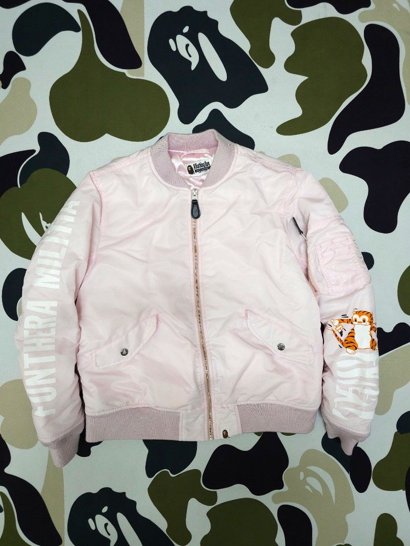BATHING APE TIGER SHARK BOMBER JACKET, Women's Fashion, Coats, Jackets ...
