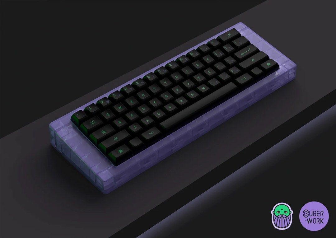 Bbox 60 x Buger Works Cyber Space Keyboard Case, Computers & Tech ...