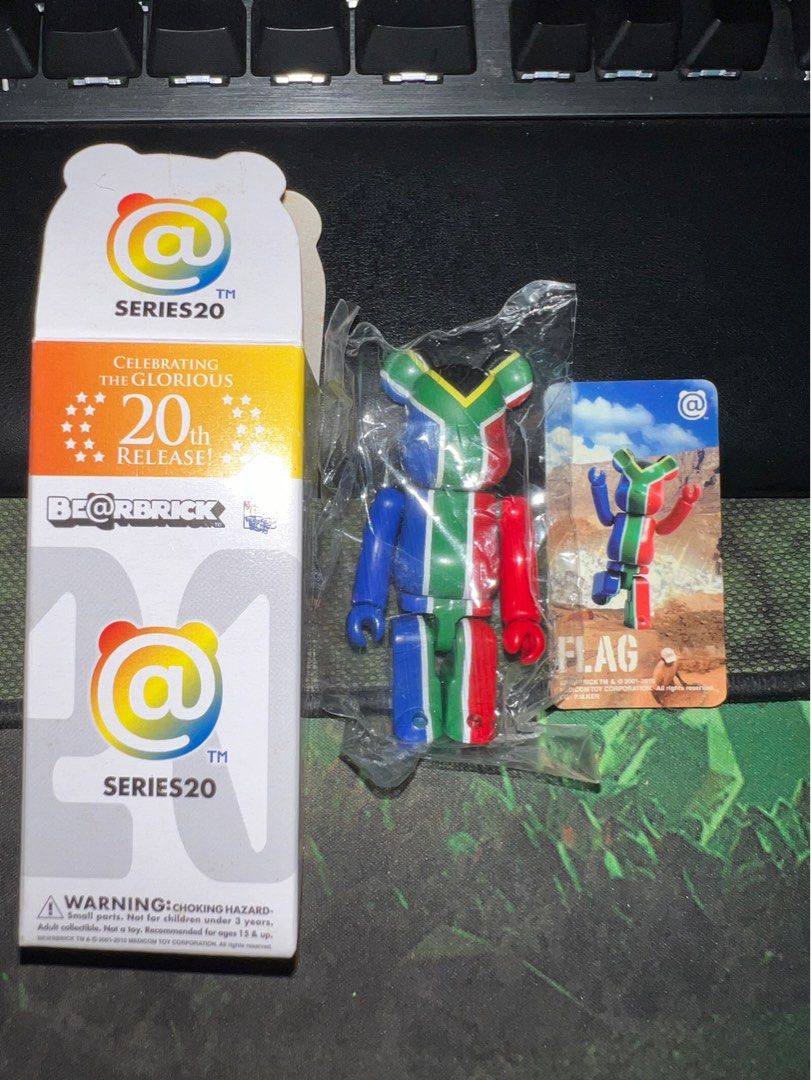 Bearbrick Series 20 Flag - South Africa, Hobbies & Toys, Toys & Games ...