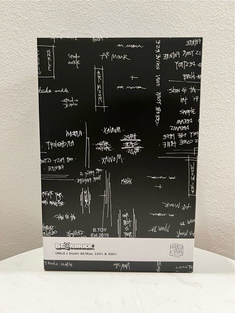 Bearbrick UNKLE x Studio Ar.Mour 400%, Hobbies & Toys, Toys & Games on Carousell