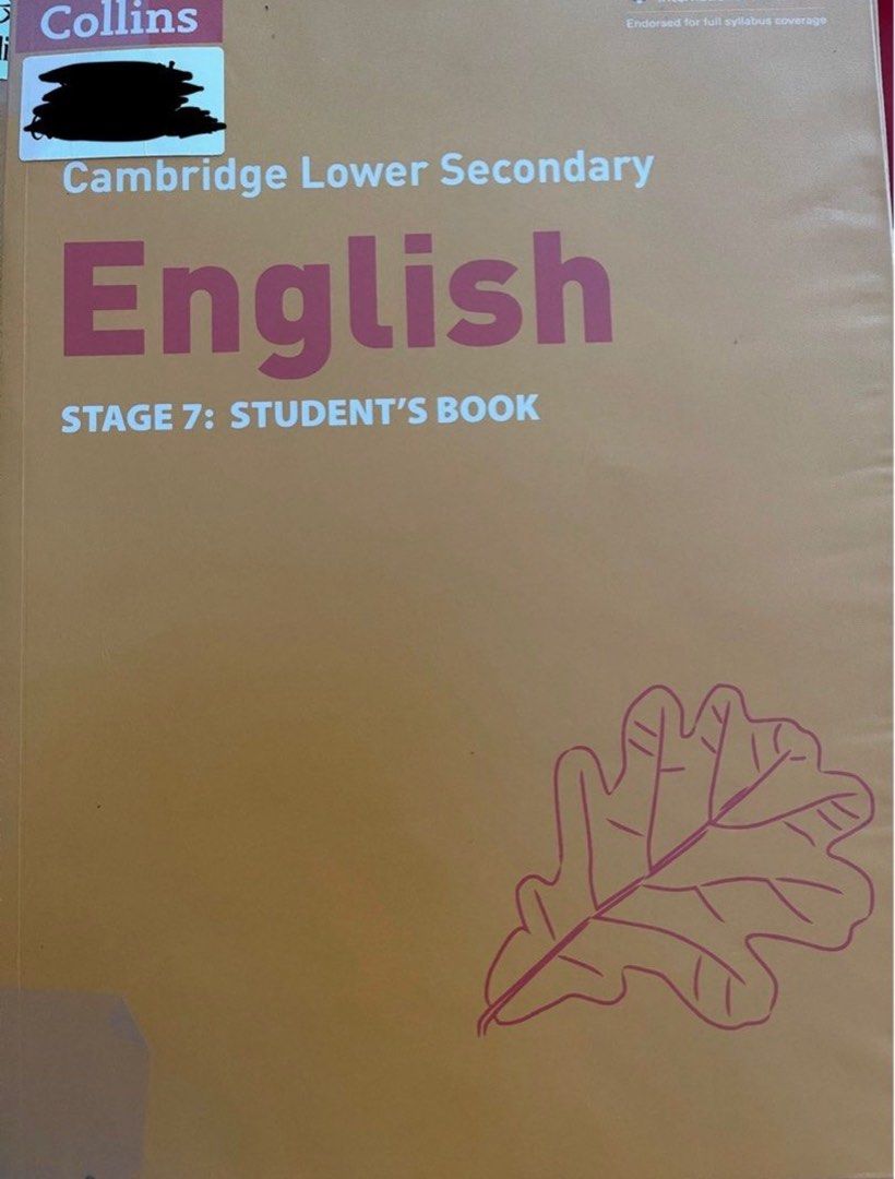 Cambridge Lower Secondary English Stage 7 : Student Book, Hobbies & Toys, Books & Magazines ...