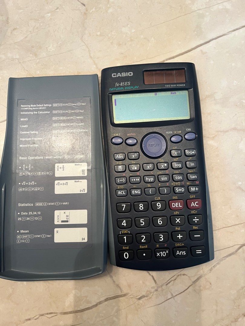 casio fx-85ES scientific calculator, 電腦及科技產品, 商務用科技產品在旋轉拍賣