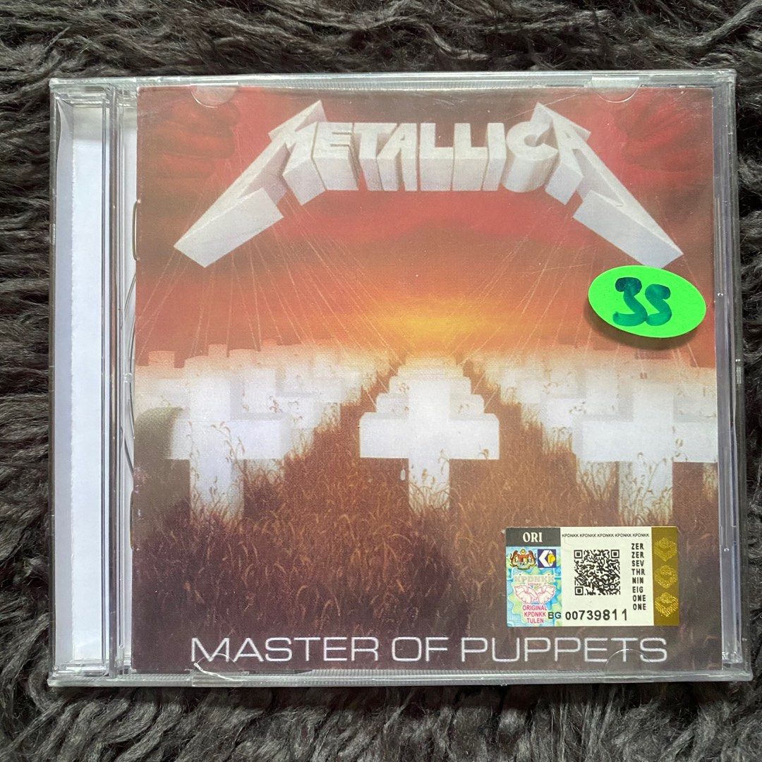 CD METALLICA Master of Puppet, Hobbies & Toys, Music & Media, CDs ...