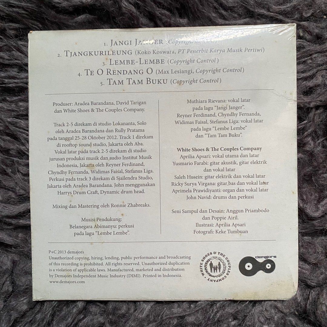 CD WHITE SHOES AND THE COUPLE COMPANY, Hobbies & Toys, Music & Media ...