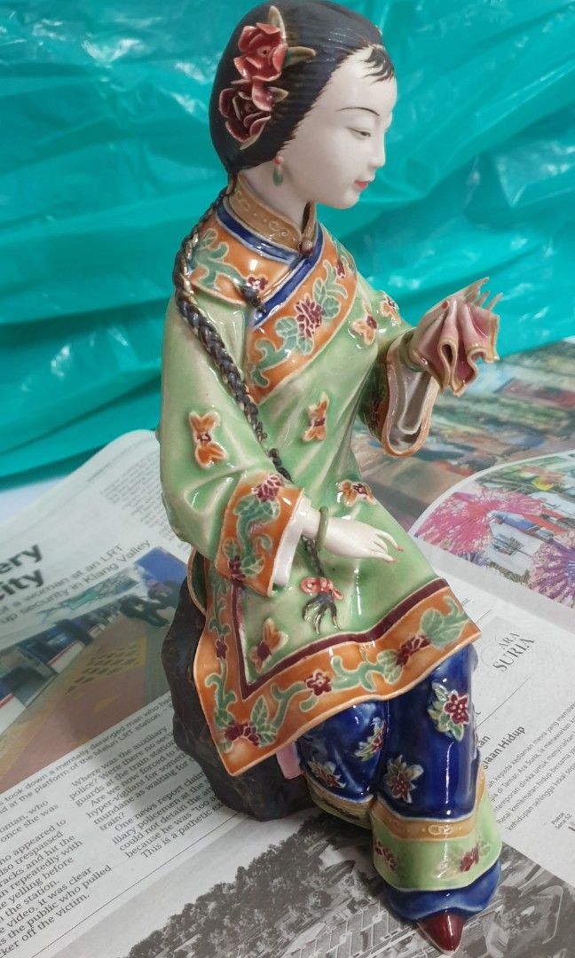 Chinese ceramic display idol, Hobbies & Toys, Collectibles ...