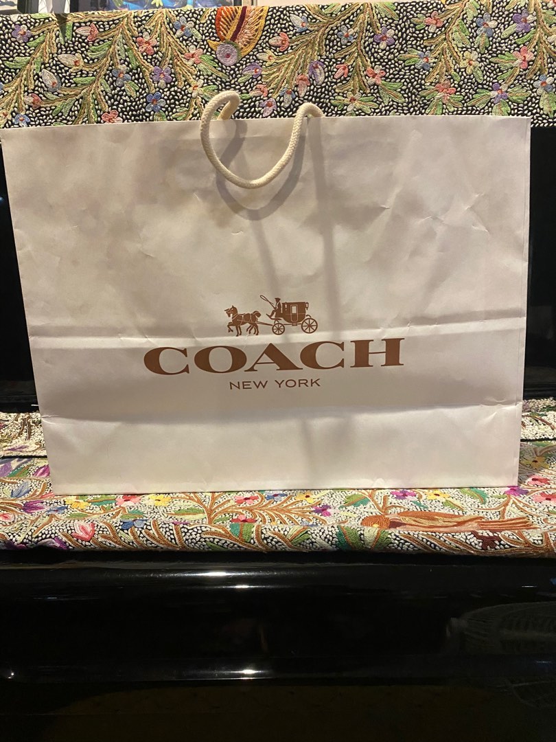 Coach Paper Bag, Women's Fashion, Watches & Accessories, Other ...