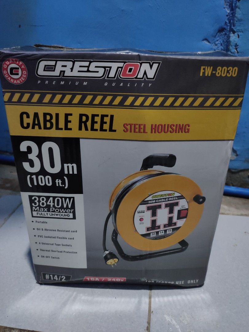 Creston - Cable Reel, TV & Home Appliances, Electrical, Adaptors ...