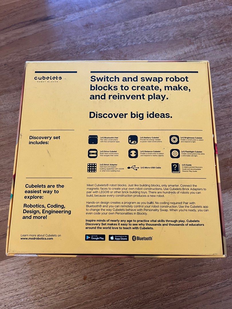 Modular Robotics Cubelets Discovery Set, Hobbies & Toys, Toys & Games ...