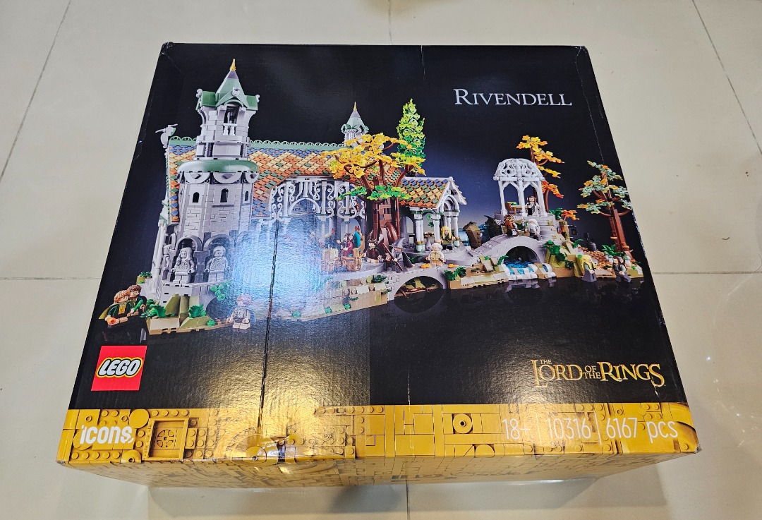 [Dented&Damage Box]Lego Icons 10316 The Lord of the Rings Rivendell ...
