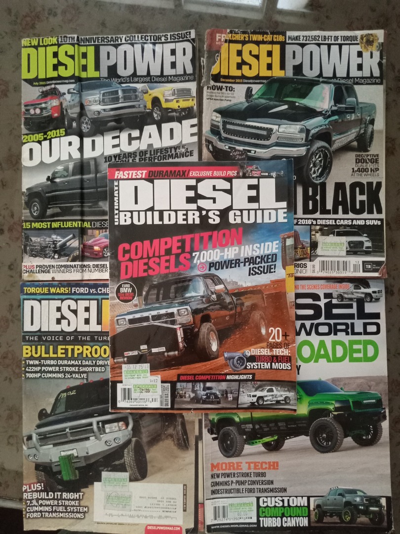 Diesel Magazines 6pcs #20, Hobbies & Toys, Books & Magazines, Magazines ...