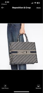 Christian Dior Riviera Tote Straw Bag Dioriviera, Luxury, Bags ...