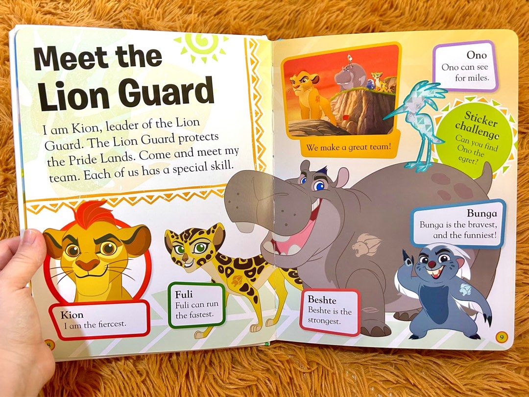 DK The Lion Guard My World Padded Hardcover with Flexi Pages, Hobbies ...