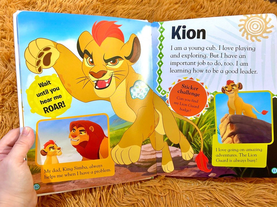 DK The Lion Guard My World Padded Hardcover with Flexi Pages, Hobbies ...