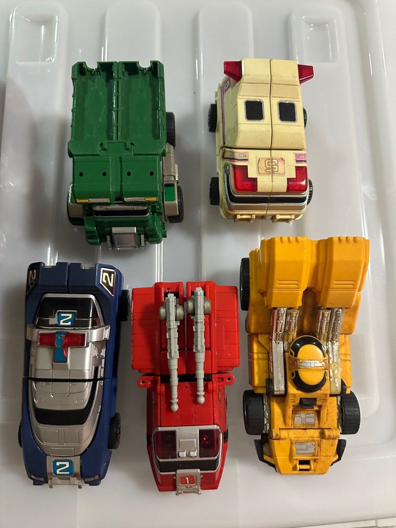 DX Carranger Turbo VRV and Victory Trailer Mechas only Megazord ...