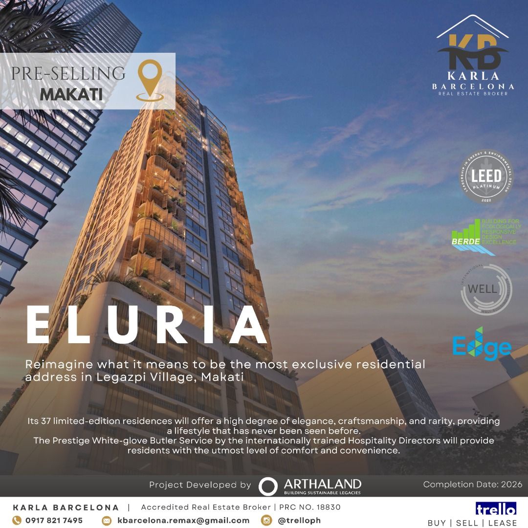 Eluria by Arthaland | Ultra Luxury Pre-selling Residential Condominium ...