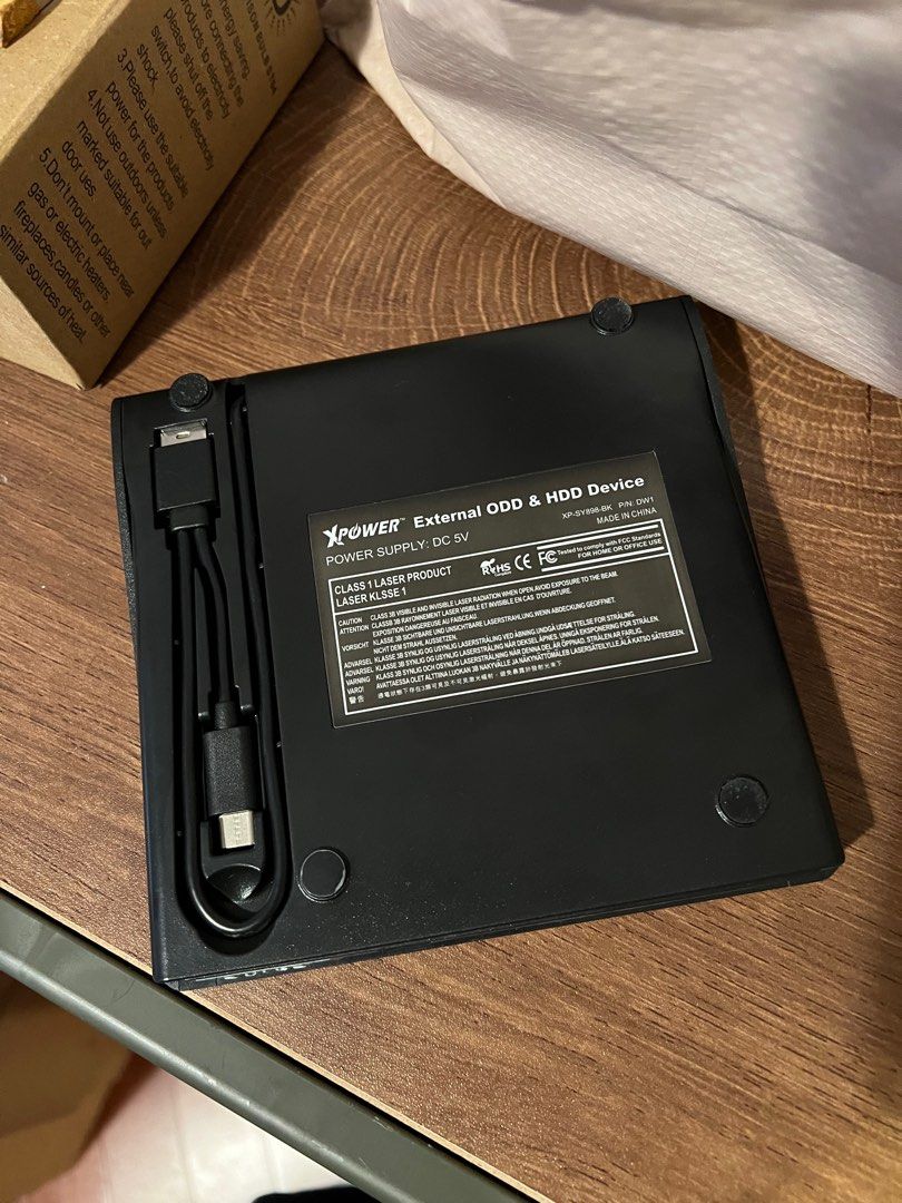 External DVD / ODD device 外置光碟機 typec usb, 電腦＆科技, 電腦周邊及配件, 硬碟及儲存器 ...