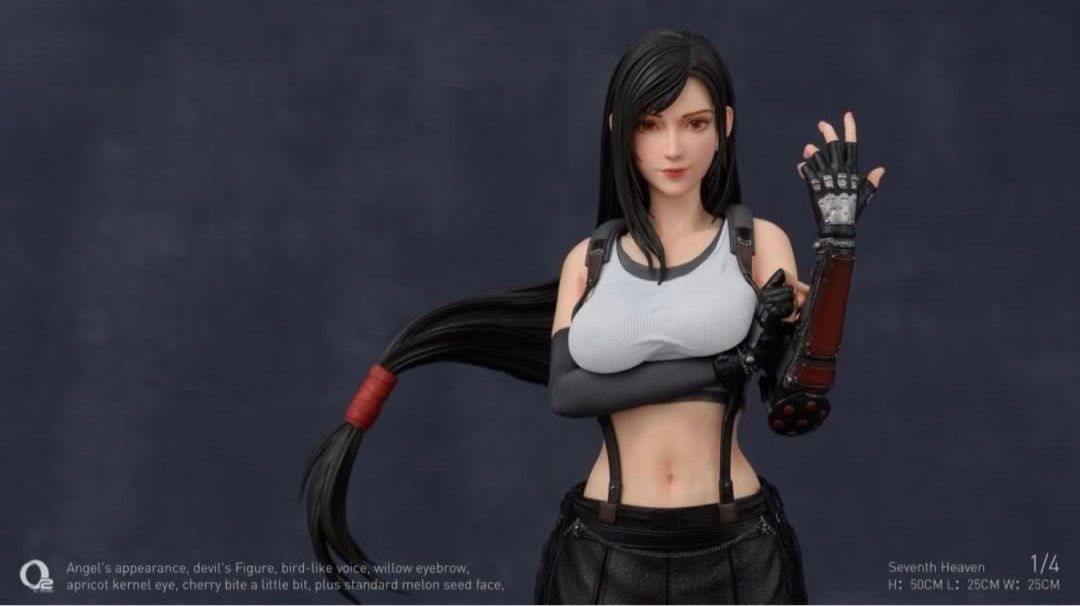 Final fantasy 7 O2 x neoclassicism TIFA 1/4 GK STATUE, Hobbies & Toys ...