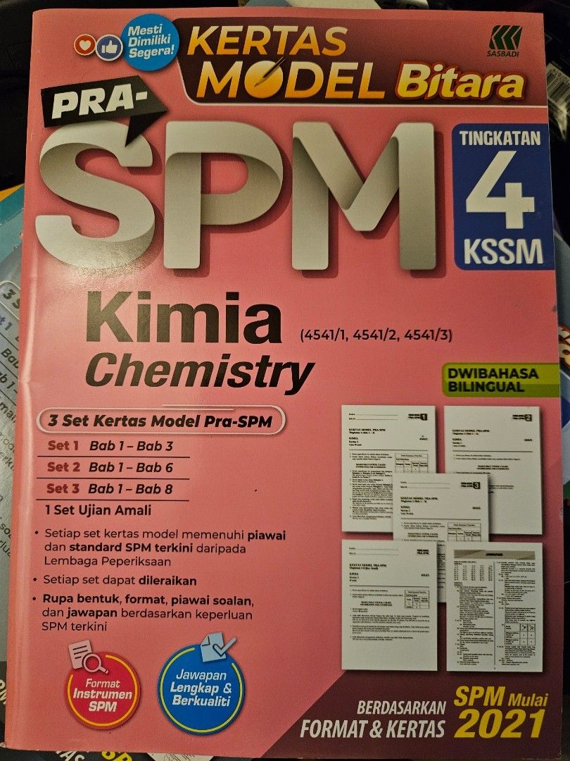 Form 4 KSSM Workbooks SPM (addmaths + science subjects), Hobbies & Toys ...