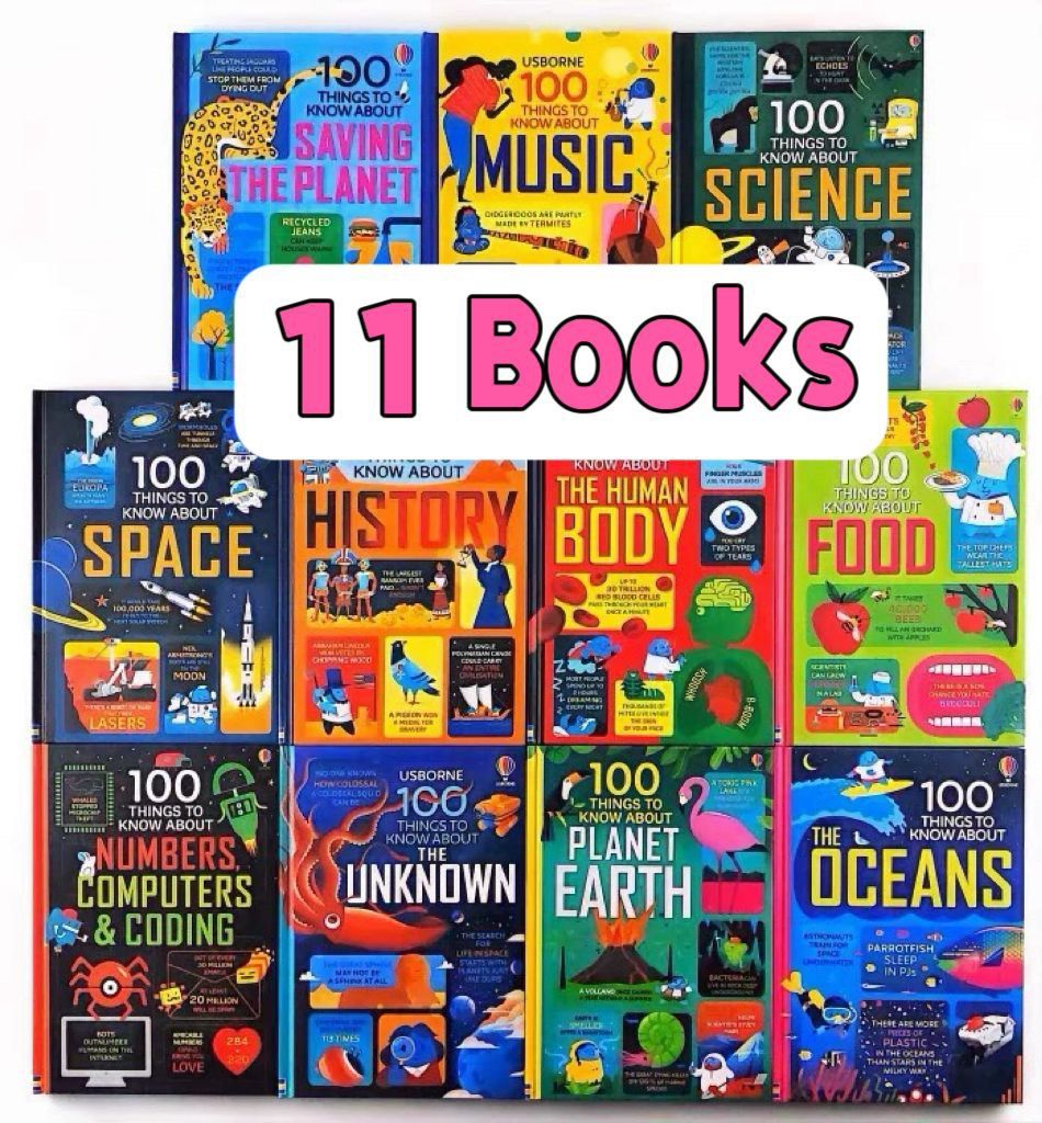FunTastic Child Usborne 100 Things to Know about Book Collection ...