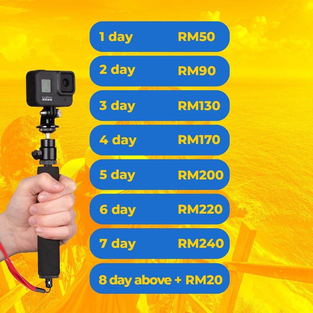 GoPro sewa, Photography, Cameras on Carousell