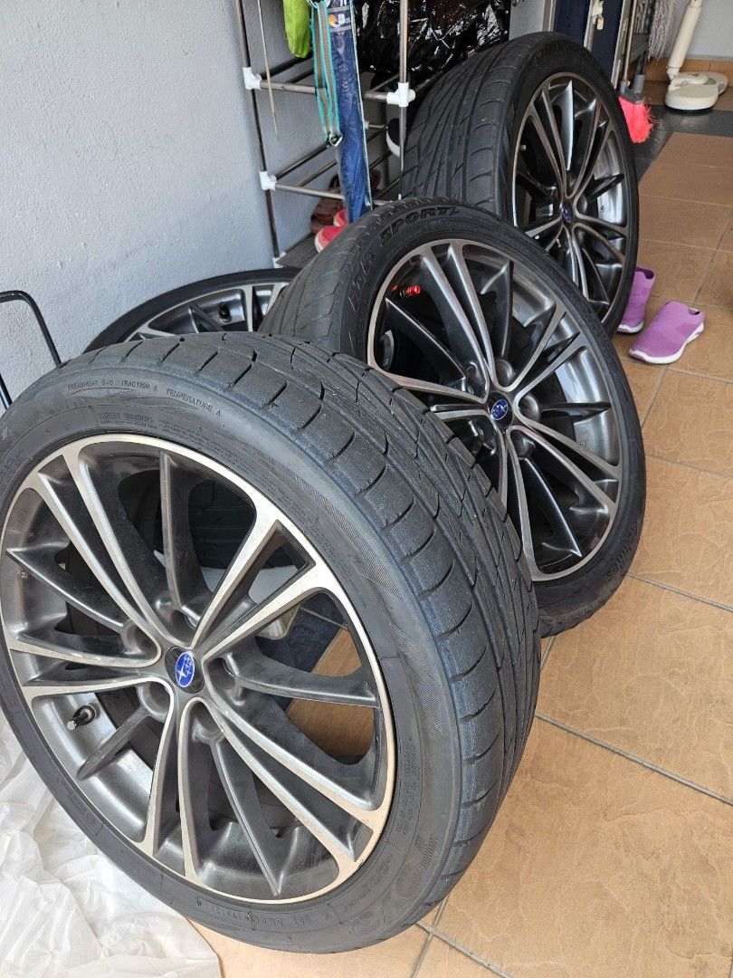 GT86/BRZ stock rims, Auto Accessories on Carousell