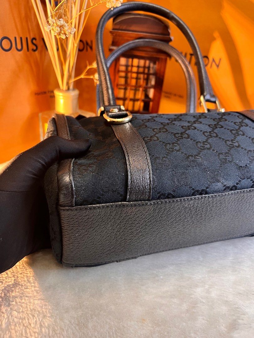 gucci original vintage bostom bag, Luxury, Bags & Wallets on Carousell