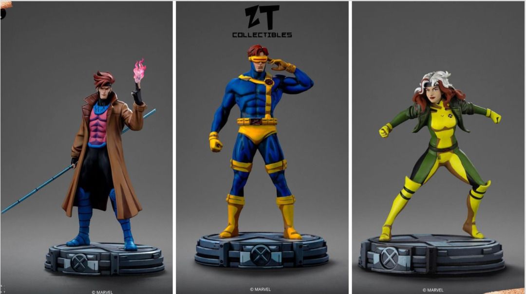 Iron Studios - Gambit / Rogue / Cyclops / Jean Grey / Storm / Wolverine ...