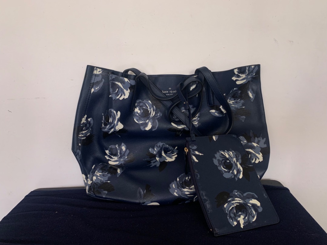 Kade spade office flower rose document bag, Luxury, Bags & Wallets on ...