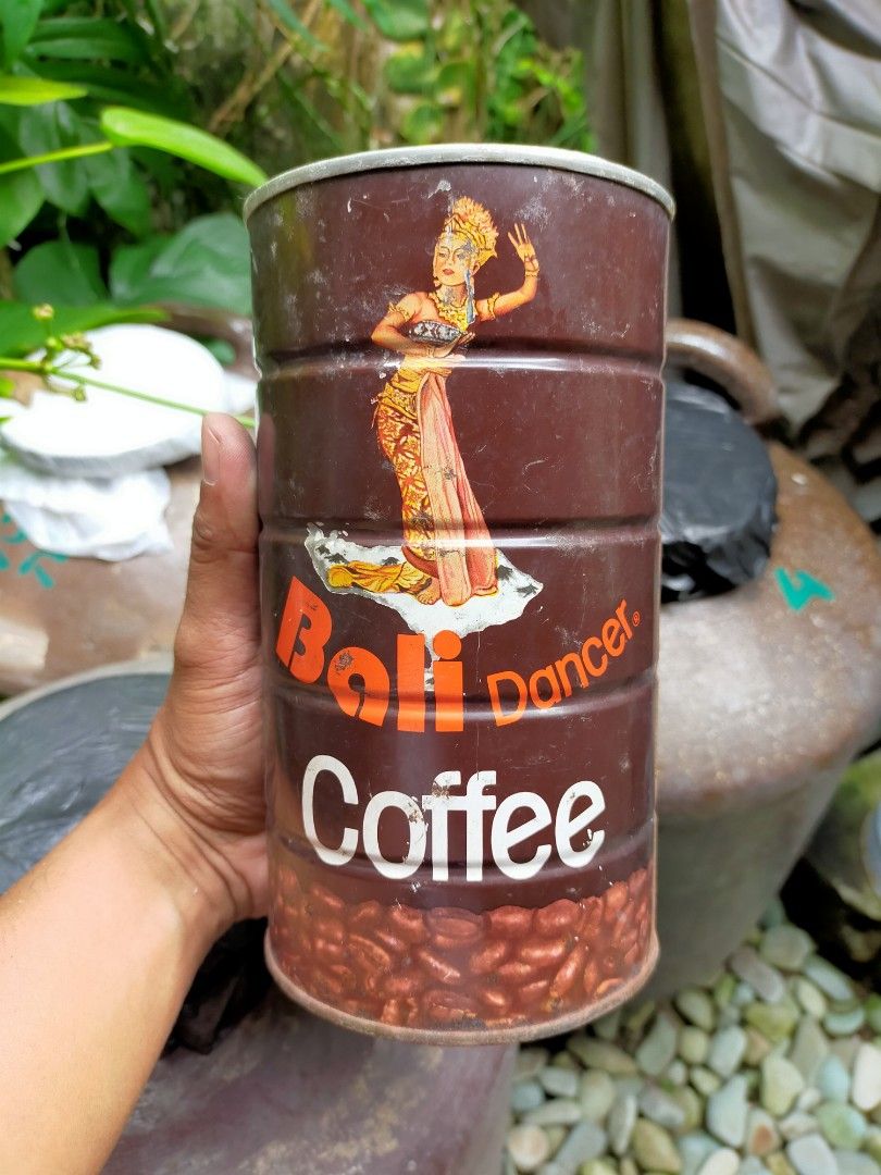 Kaleng Kopi Bali Dancer Coffee Jadul thn 80an, Antik, Pajangan di Carousell