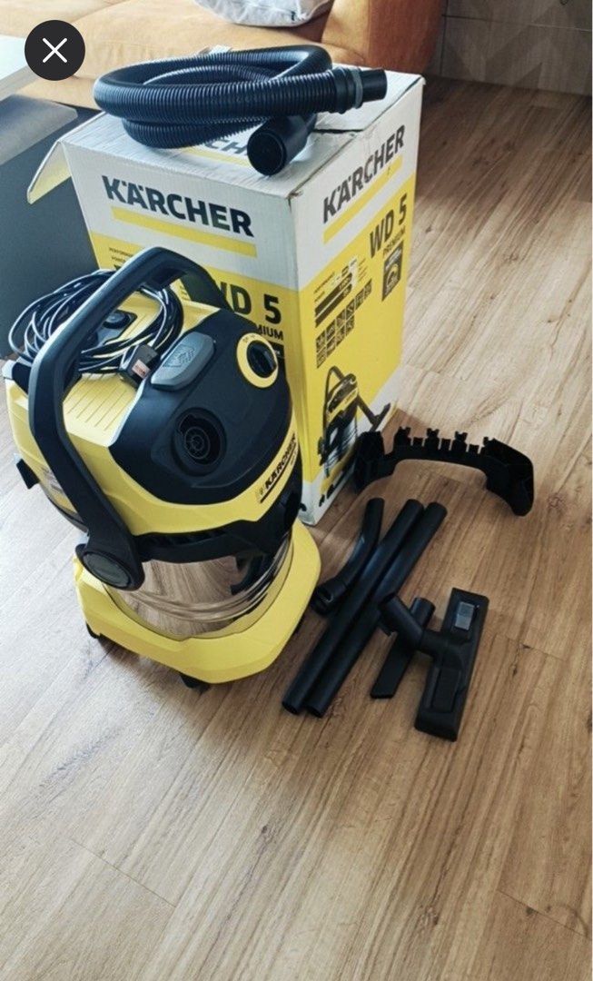 Karcher WD 5 Premium Wet Dry Vacuum Cleaner, TV & Home Appliances ...
