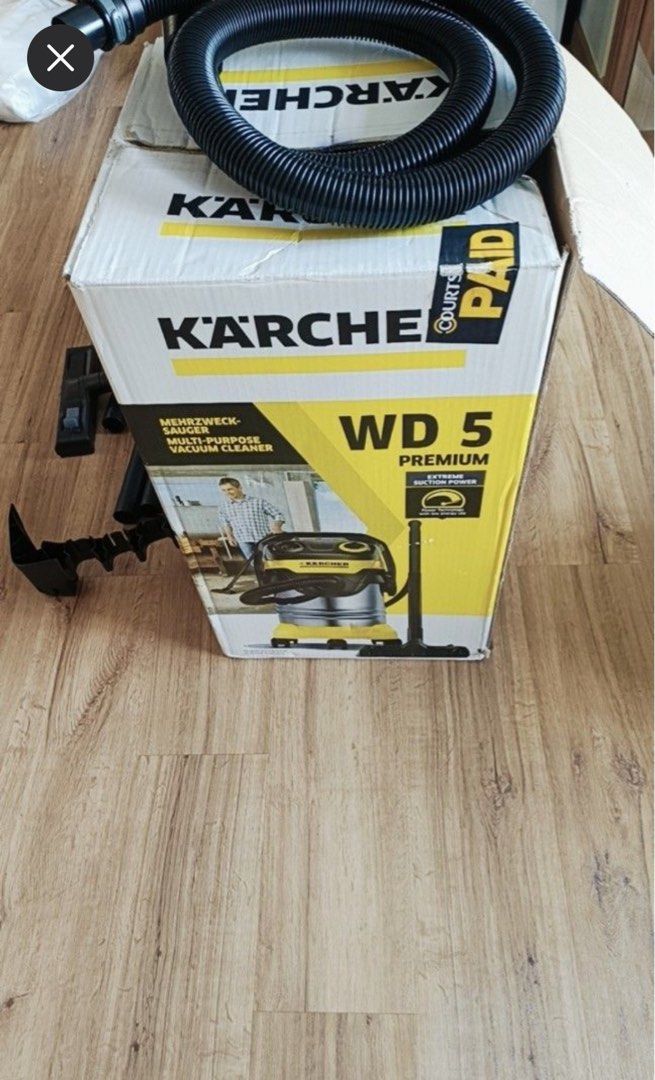 Karcher WD 5 Premium Wet Dry Vacuum Cleaner, TV & Home Appliances ...