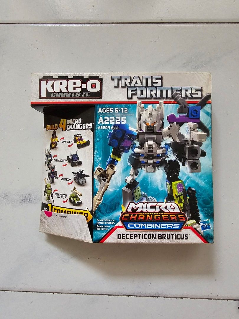 KRE-O Transformers Micro-Changers Combiners Decepticon Bruticus Set ...
