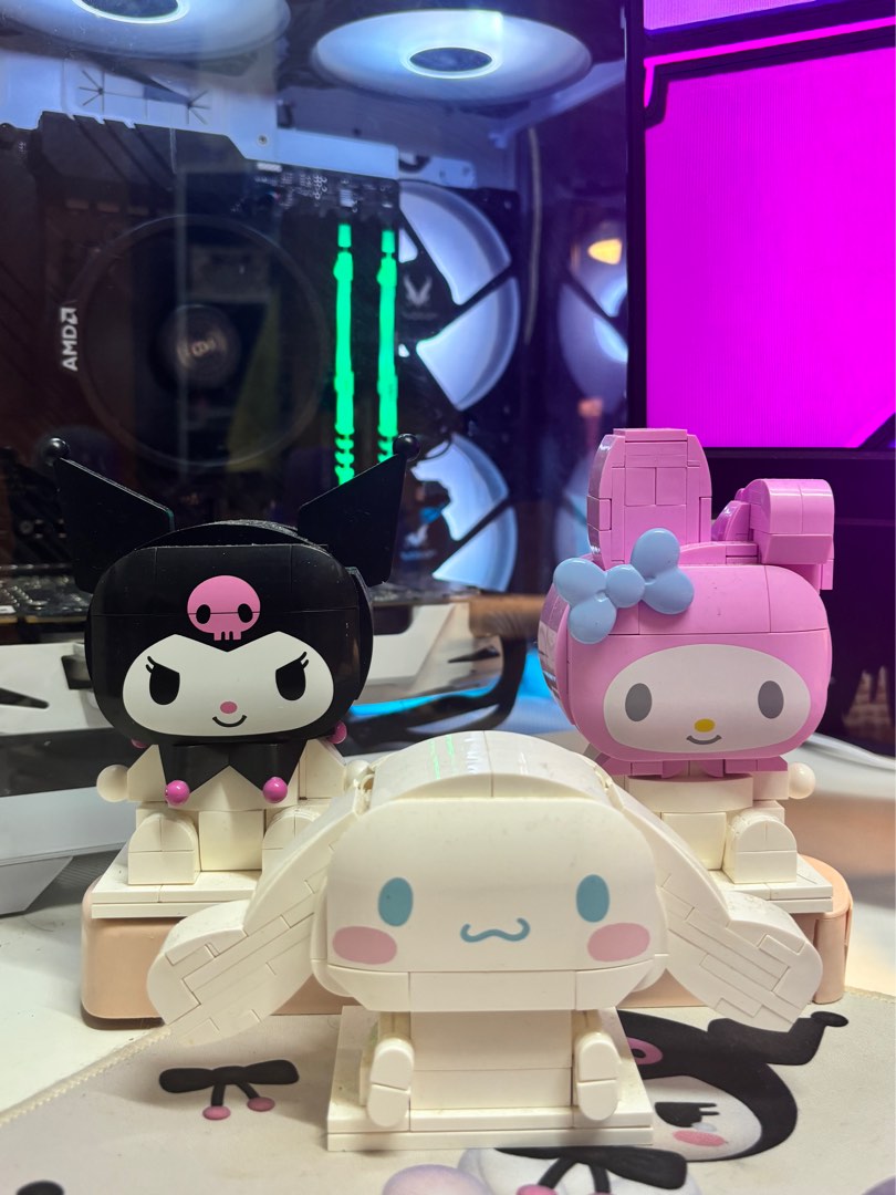 Kuromi & My Melody & Cinna Building Blocks Keeppley, Hobbies & Toys ...